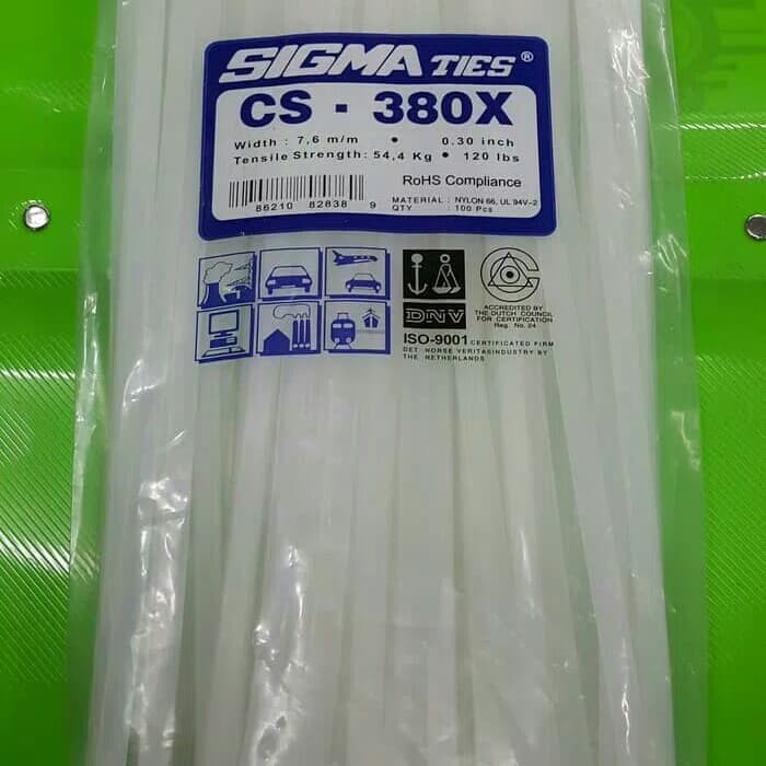 Jual Kabel Ties / Kabel Tis Uk. 38cm CS - 380X / CS-380X Sigma Warna ...