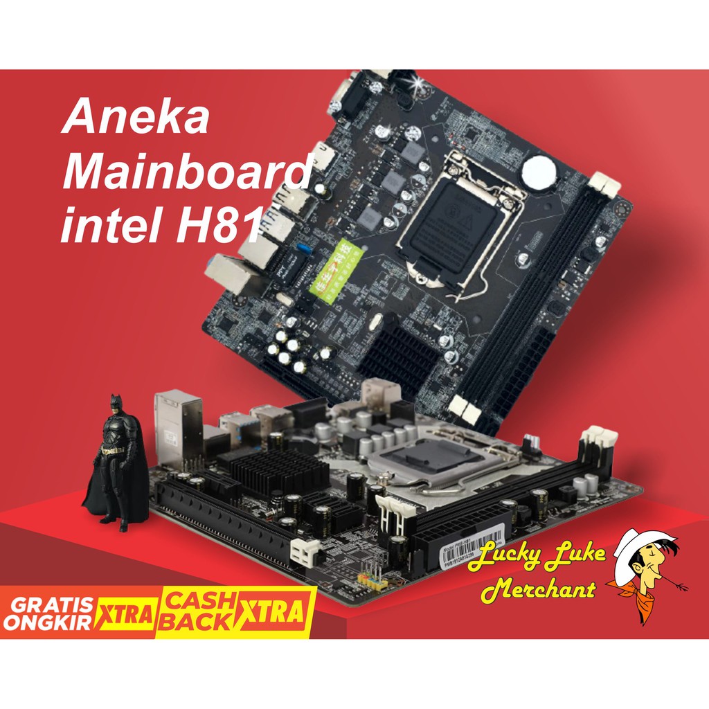 Jual Mainboard Intel H81 Motherboard LGA 1150 H-81 4th Gen Haswell ...