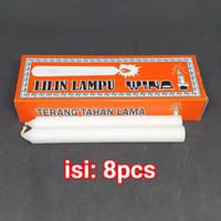 Jual Lilin Putih Kecil Wina / Lilin Mati Lampu / Lilin Natal / Lilin ...