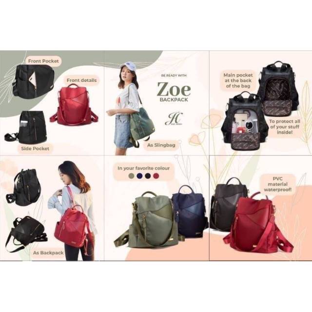 Jual Zoe Bag Jims Honey | Shopee Indonesia