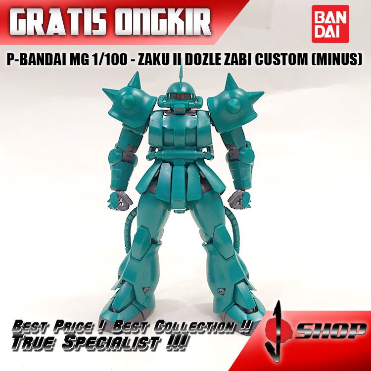 Jual P-BANDAI MG 1/100 - ZAKU II DOZLE ZABI CUSTOM (MINUS) | Shopee ...