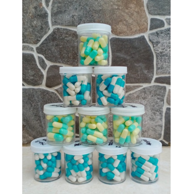 Jual Kapsul Kosong 40 pcs & 25 pcs Ukuran 2 & 1 Bonus Pot | Shopee ...