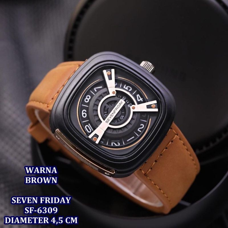 Jual [ORIGINAL] Jam Tangan Pria Kasual Fashion Korea Seven-friday Kotak ...
