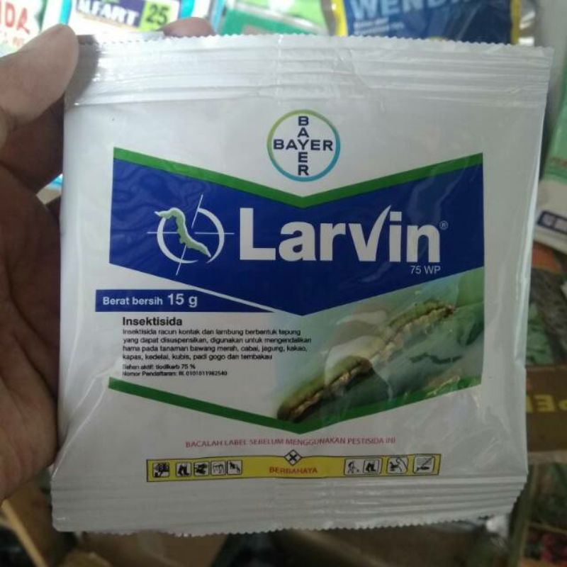 Jual LARVIN SERBUK 15GR // LARVIN INSEKTISIDA 15GR // LARVIN KEMASAN ...