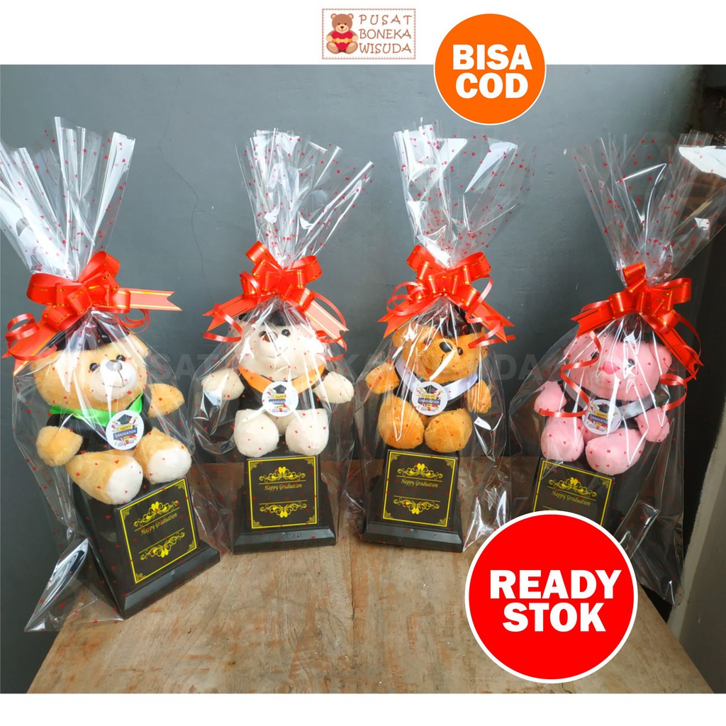 Jual Piala Boneka Trophy Wisuda Kado Hadiah Graduation Toga Murah ...