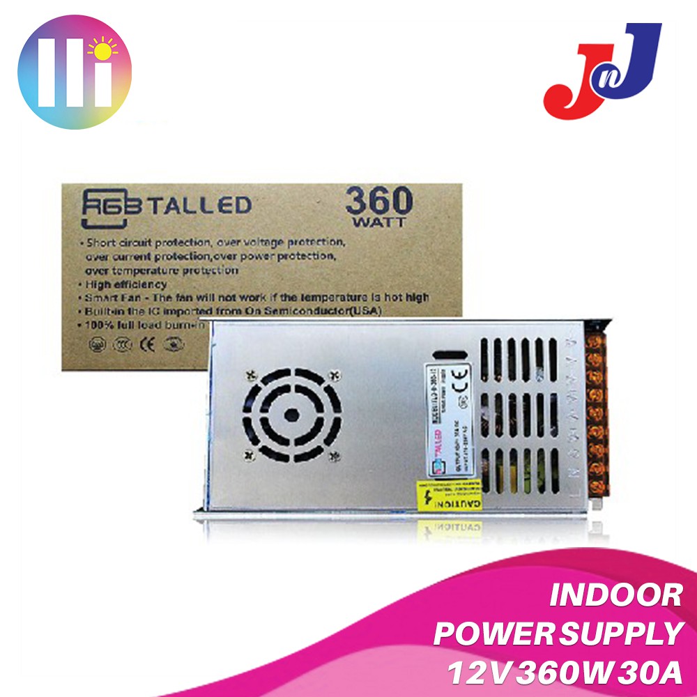 Jual Power Supply Indoor TALLED Slim 12V-360-30A Original Garansi 1 Tahun - Elektronik | Shopee ...