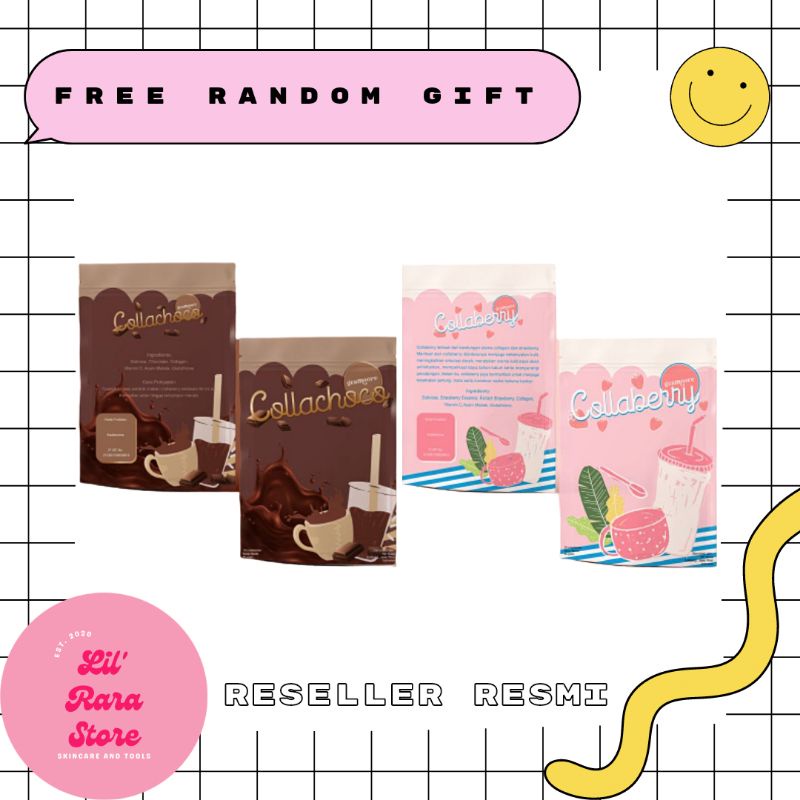 Jual Collaberry & Collachoco Collagen Drink by Geamoore | Shopee Indonesia