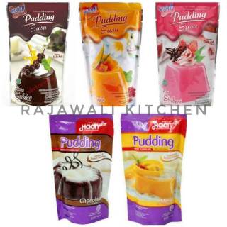 Haan Pudding Mix Chocolate Puding Coklat Delima 245 gr | Shopee Indonesia