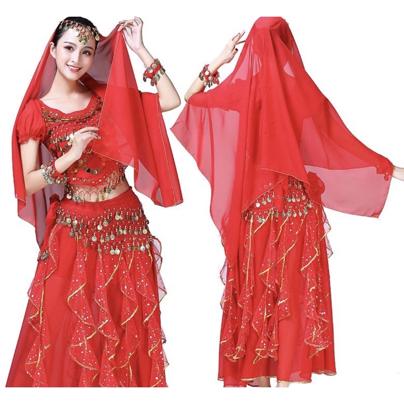 Jual kostum tari perut arabic belly dance suit set plus belt. | Shopee ...