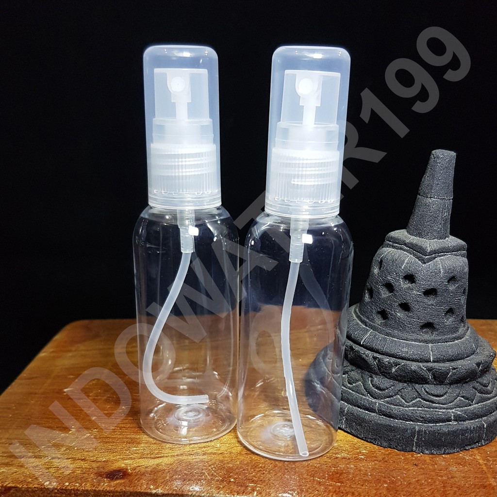 Jual BOTOL SPRAY 60 ML BENING SPRAYER NATURAL BIG CAPS MINIMAL 10 PCS ...