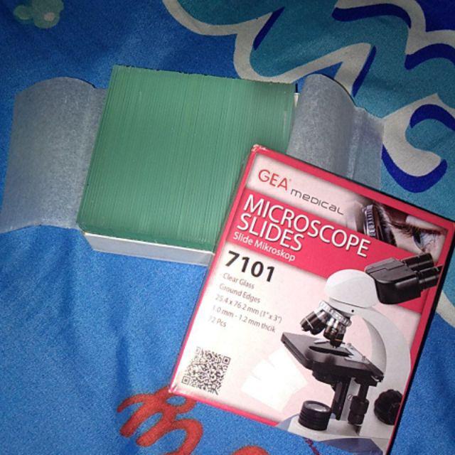 Object Glass 7101 Objek Glas 7105 Kaca Preparat Slides Microscope ...