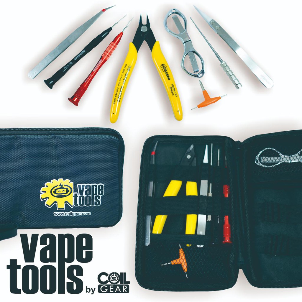 Jual COIL GEAR DIY TOOL KIT TOOLKIT AUTHENTIC FOR VAPE Indonesia|Shopee ...