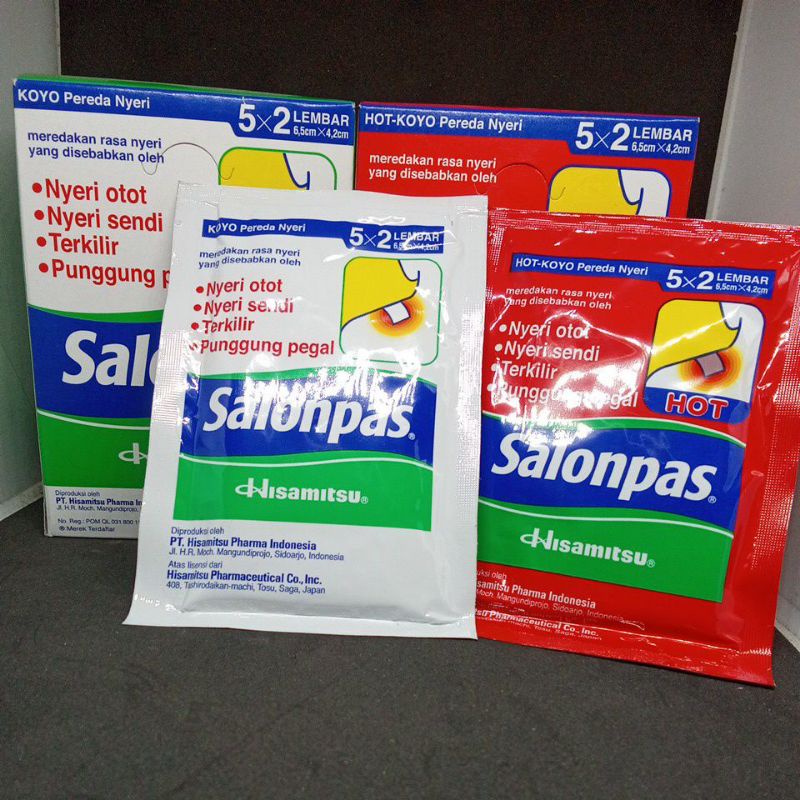 Jual SALONPAS KOYO HIJAU//SALONPAS KOYO MERAH HARGA PER BOX//HARGA PER ...