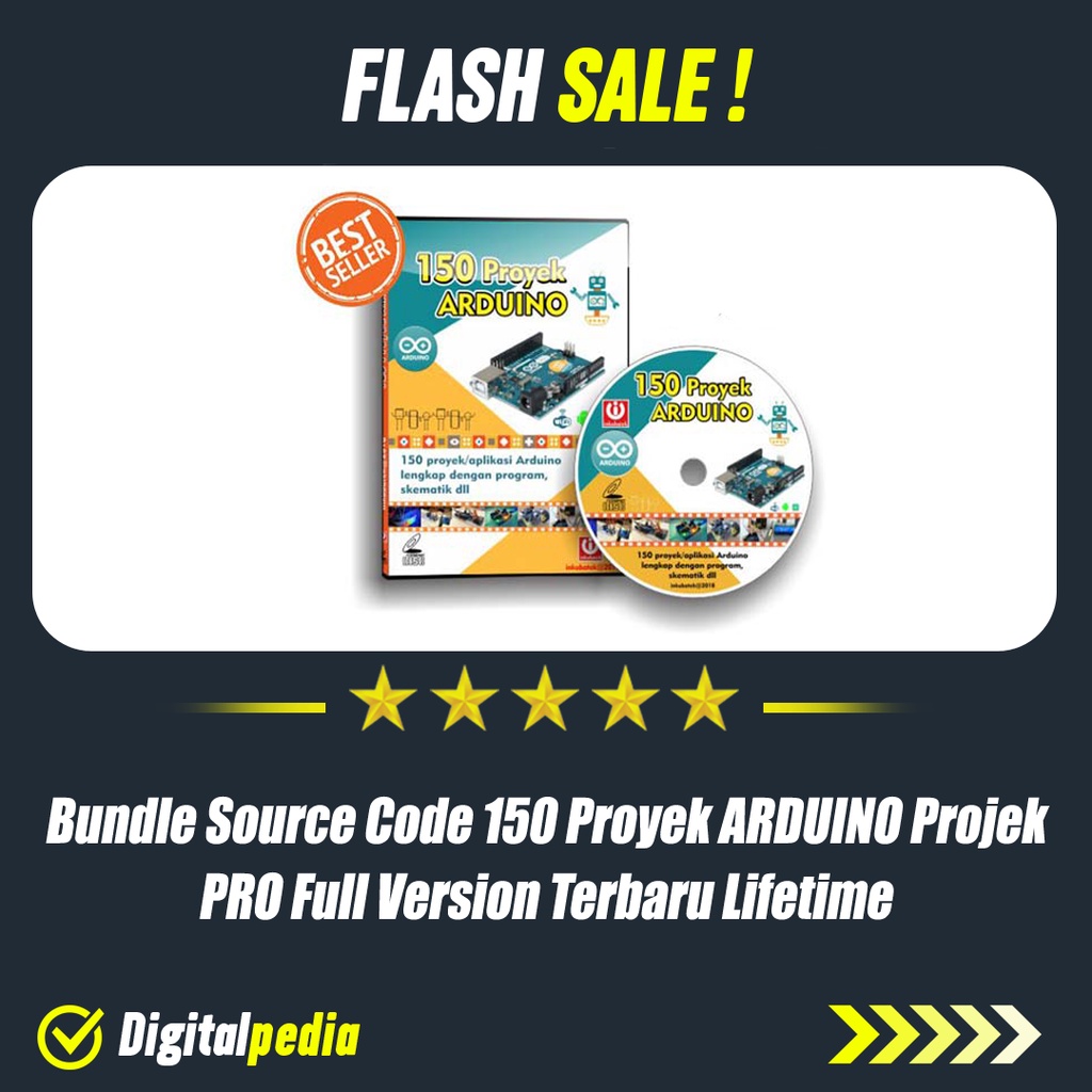 Jual Bundle Source Code 150 Proyek Arduino Projek Pro Full Version