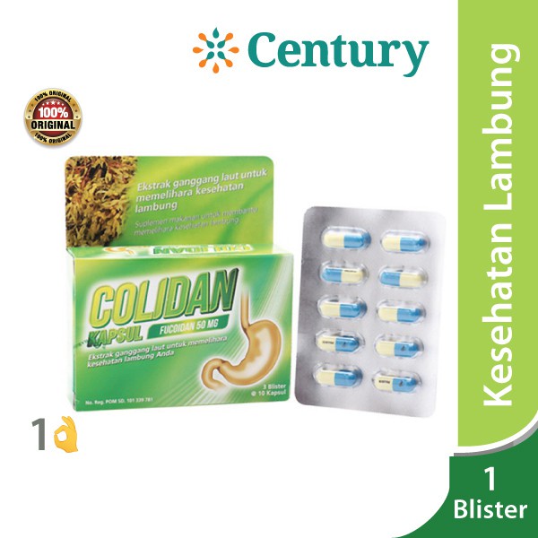 Jual Colidan Fucoidan 50mg Blister / Vitamin / Suplemen / Vitamin ...