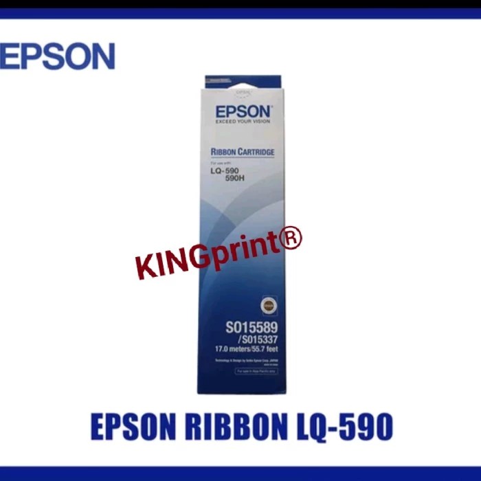 Jual Pita Ribbon Cartridge EPSON LQ-590,590H Black Original Indonesia ...