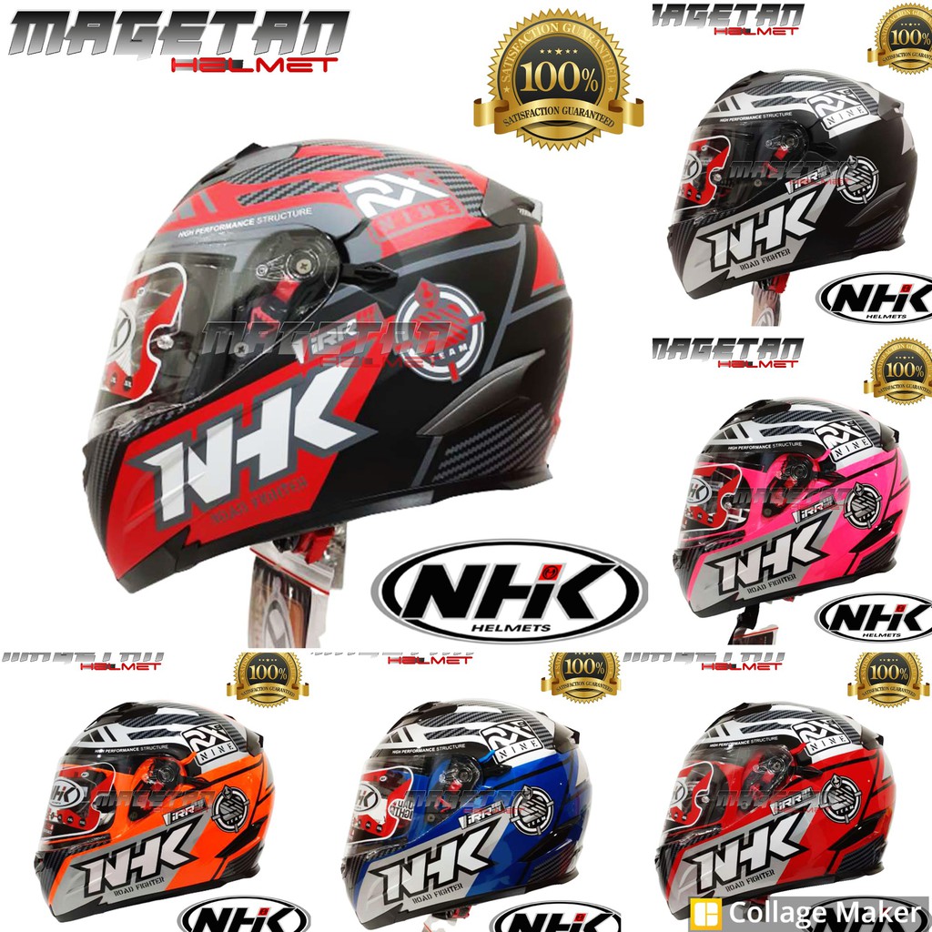 Jual NHK RX9 RACER X DOUBE VISOR | NHK RX NINE DOUBLE KACA ORIGINAL NHK ...