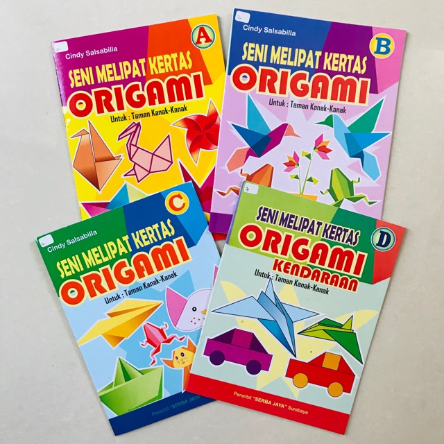 Jual Buku Anak PAUD TK ORIGAMI seri A-D (F) | Shopee Indonesia
