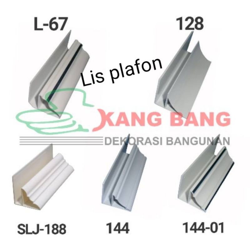 Jual lis plafon pvc / list plafon pvc minimalis | Shopee Indonesia