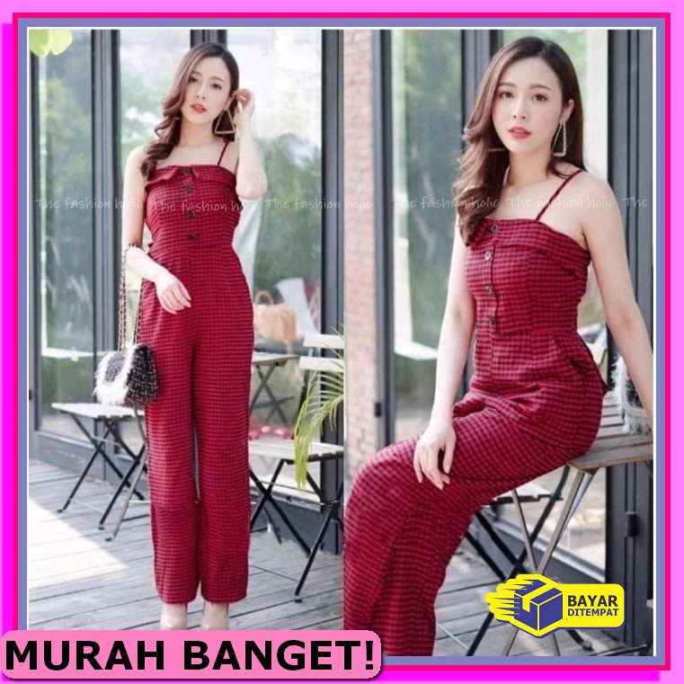 Jual Kyara Overall Jumsuit Wanita Baju Jumsuit Jumsuit Denim Jumsuit H Co703 Js Bangkok Mh Ve