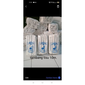 Jual TALI TAMBANG TENDA/TALI TAMBANG TISU 10 mtr | Shopee Indonesia