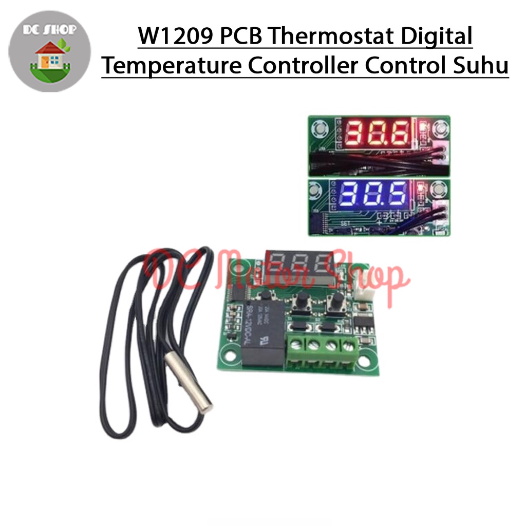 Jual W1209 PCB Thermostat Digital Temperature Controller Control Suhu ...