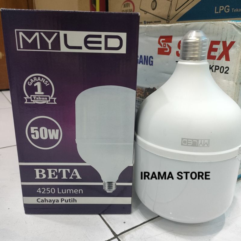 Jual LAMPU LED CAPSUL MYLED BETA 50 WAT/LAMPU MURAH By Luby 50 watt ...