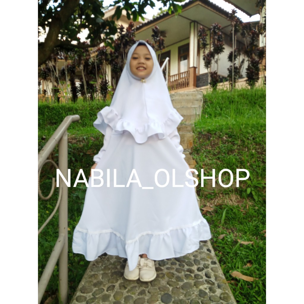 Jual Baju Muslim Anak | Gamis Anak Perempuan | Gamis Putih Anak ...