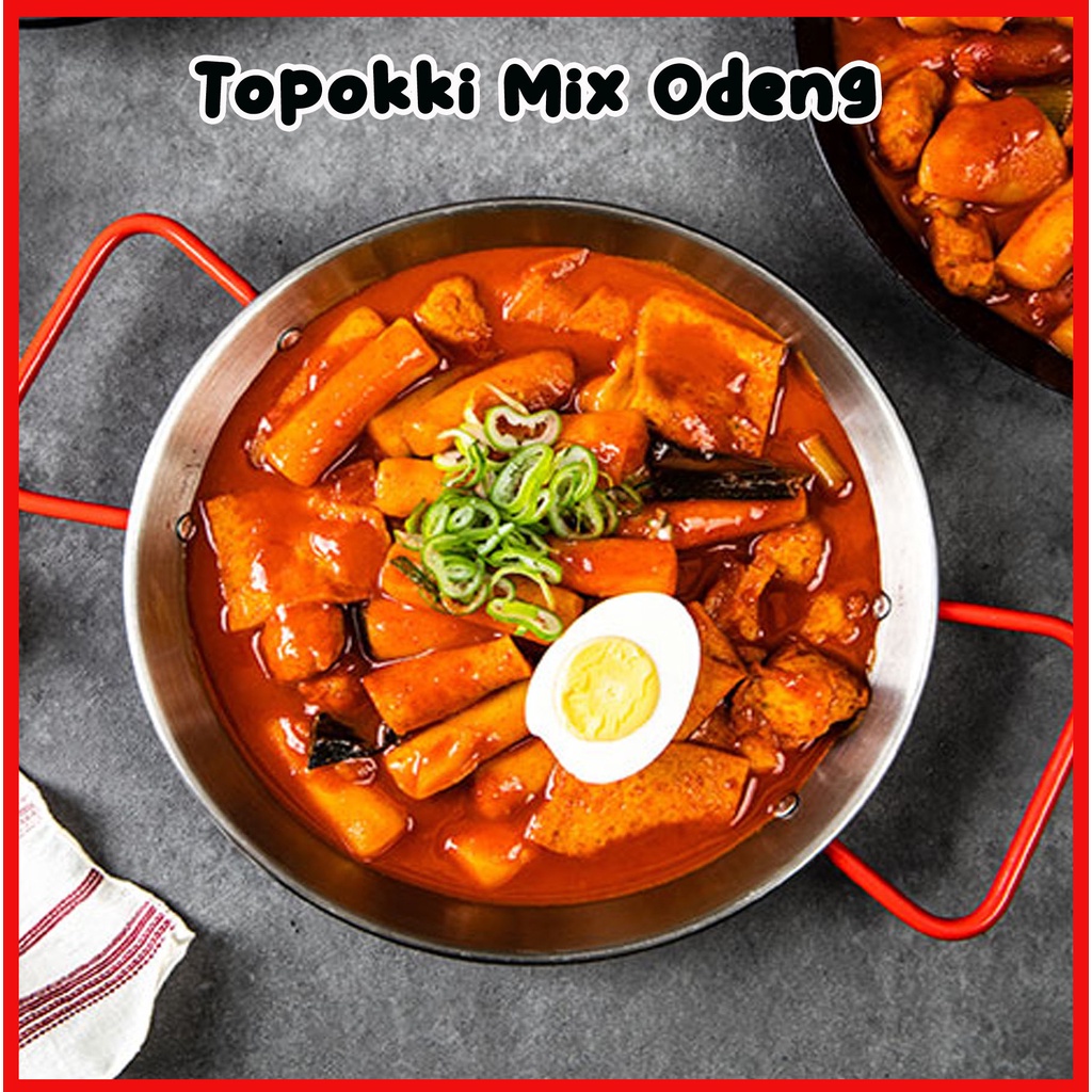 Jual Topokki Mix Odeng- Paket Dul 1kg- Topokki Odeng Bumbu Gochujang ...