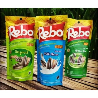 Jual Aneka Snack Kuaci Rebo 70 gram/Kuaci Milk/ Kuaci Original /Kuaci ...