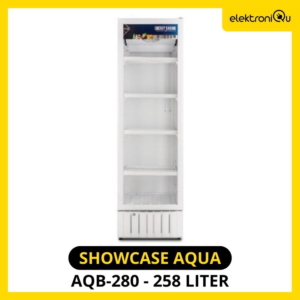 Jual SHOWCASE AQUA AQB-280 DISPLAY COOLER 258 LITER | Shopee Indonesia
