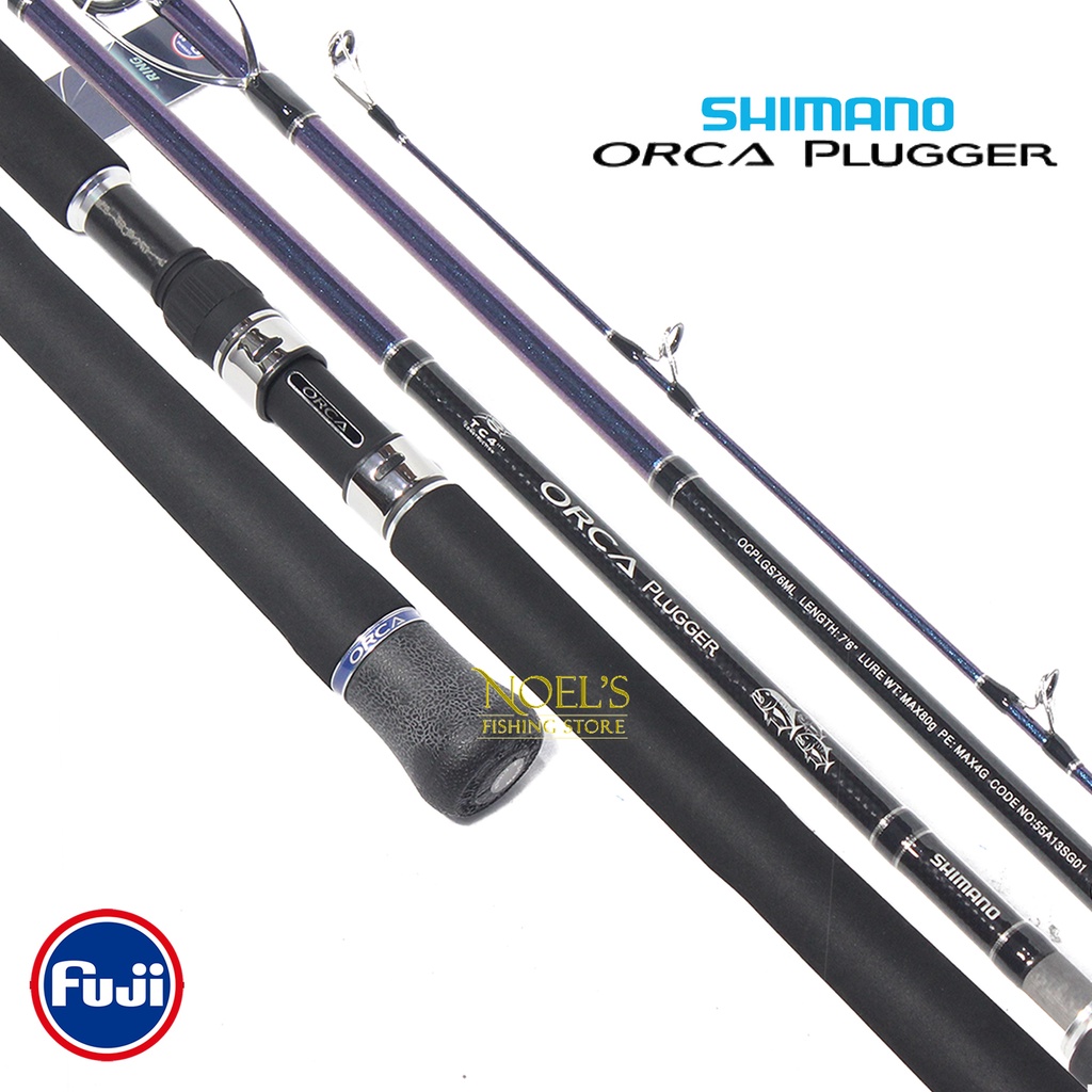Jual Joran Shimano ORCA PLUGGER S74 76 ML/M Spinning Fuji Popping Original | Shopee Indonesia