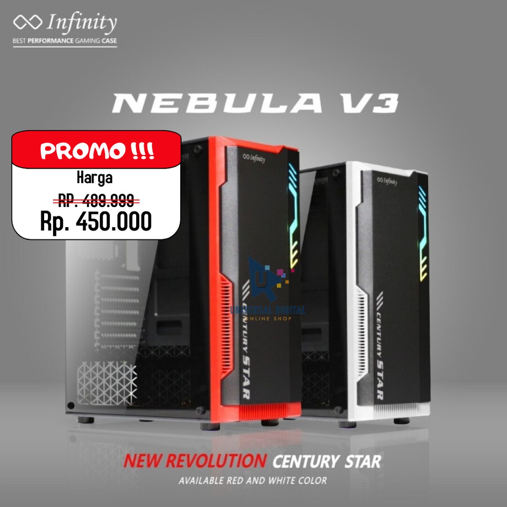 Jual CASING PC INFINITY NEBULA V3 | Shopee Indonesia