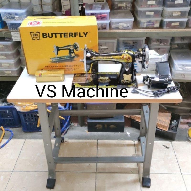 Jual Mesin Jahit Kecil Butterfly JA1-1 Komplit Set | Shopee Indonesia