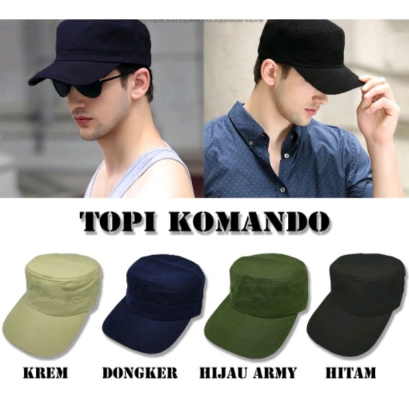 Jual COD | Topi Komando Polos / Topi Komando Army / Topi Tentara ...