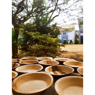 Jual Piring pelepah pinang kecil diamter 5 inch cocok untuk sauce dish ...