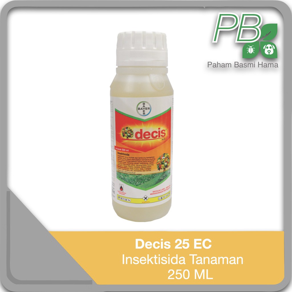 Jual Decis 25 EC - Bayer - Insektisida Pembasmi Serangga Tanaman - 250 ...