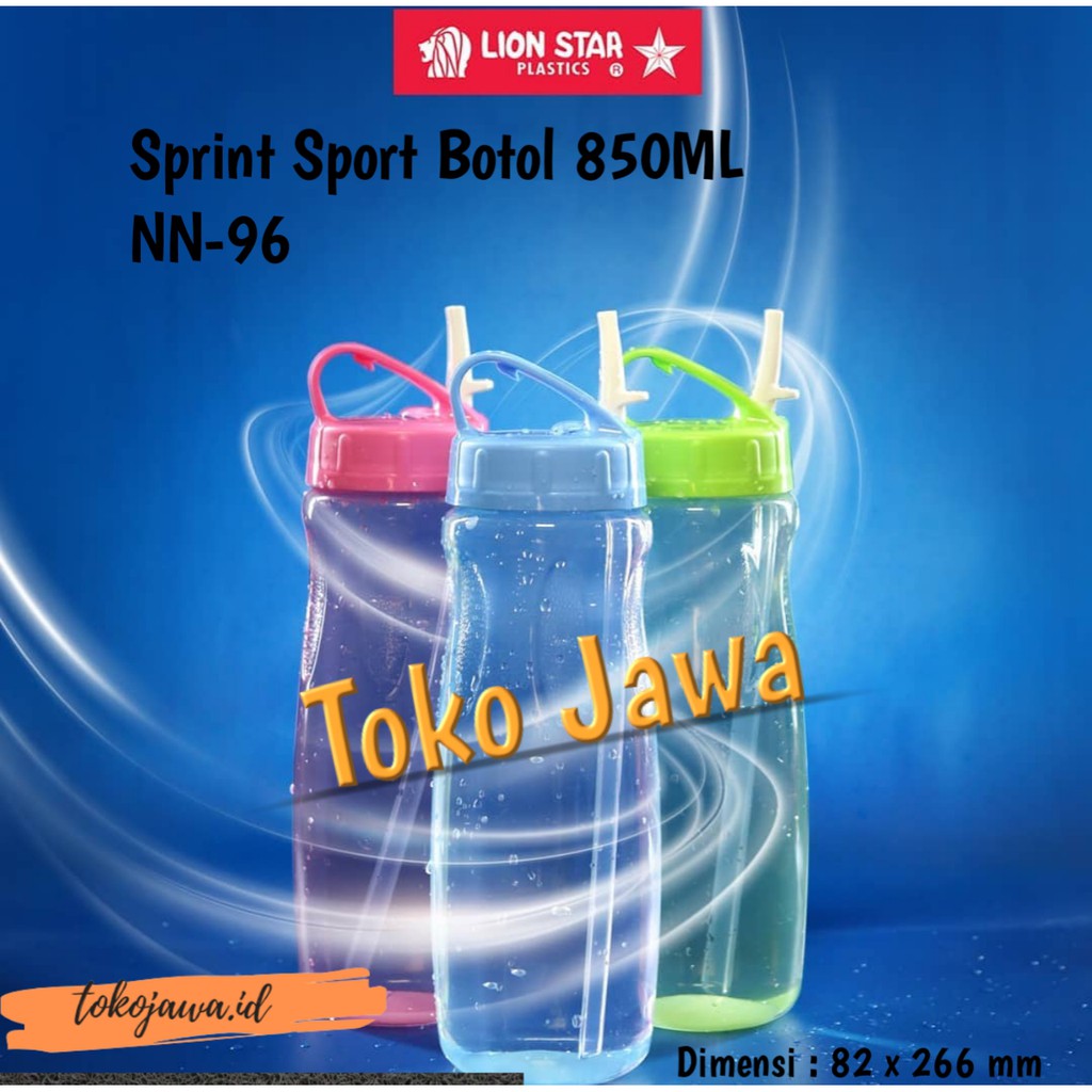 Jual Sprint Sport Botol Lion Star 850ML NN-96 botol air minum kulkas ...