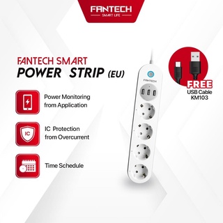 Jual FANTECH Extension Power Strip Stop Kontak WIFI - SPS0101 | Shopee Indonesia