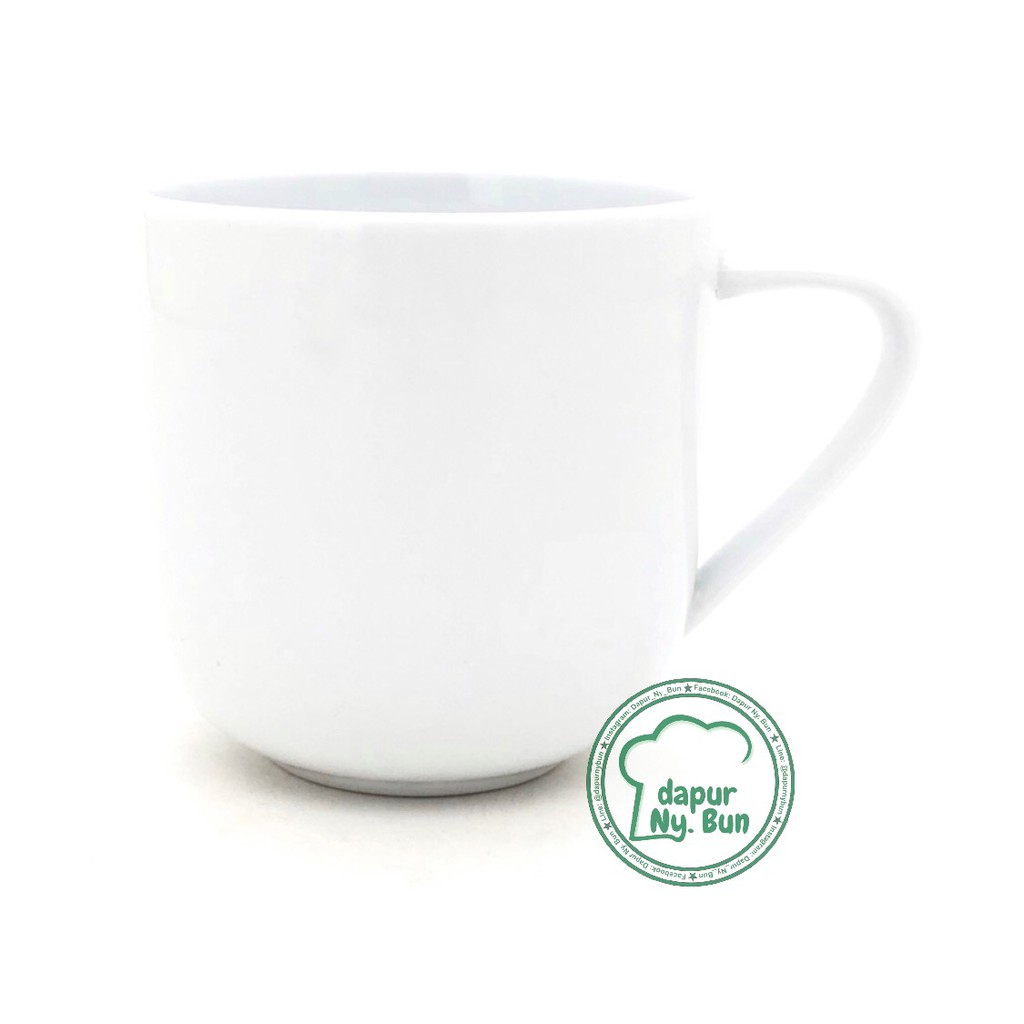 Mug Putih Polos Seri 3 / Volume 350ml / Gelas Kopi / Teh | Shopee Indonesia