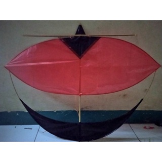 Jual Layangan Gapangan/Wau Tradisional Wulanan 80Cm (Bonus Sendaren ...