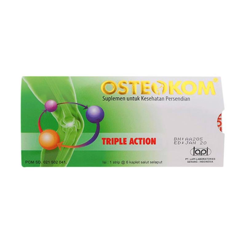 Jual OSTEOKOM CAPL 6`S | Shopee Indonesia