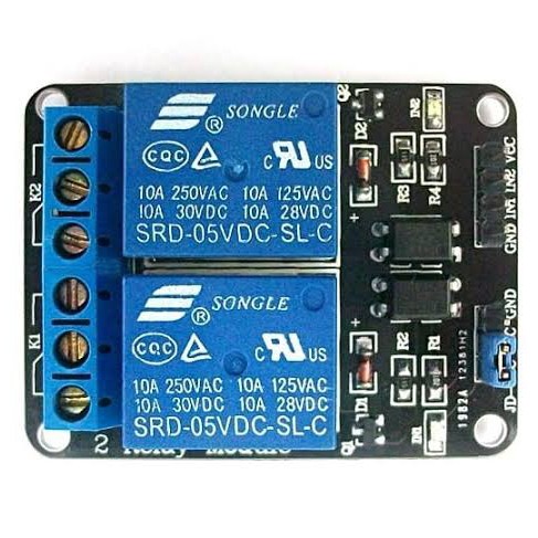 Jual Relay Module 2 Channel SPDT Arduino with Optocoupler | Shopee ...