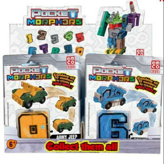 Jual Emco Pocket Morphers Mega Botz Number Satuan 0 1 2 3 4 5 6 7 8 9 ...