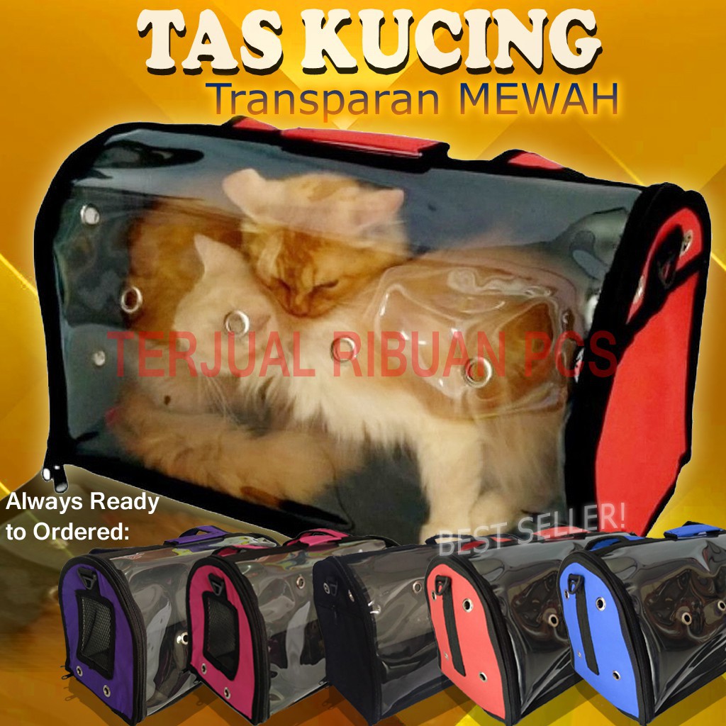 Jual Tas Kucing Transparan Mewah | Shopee Indonesia