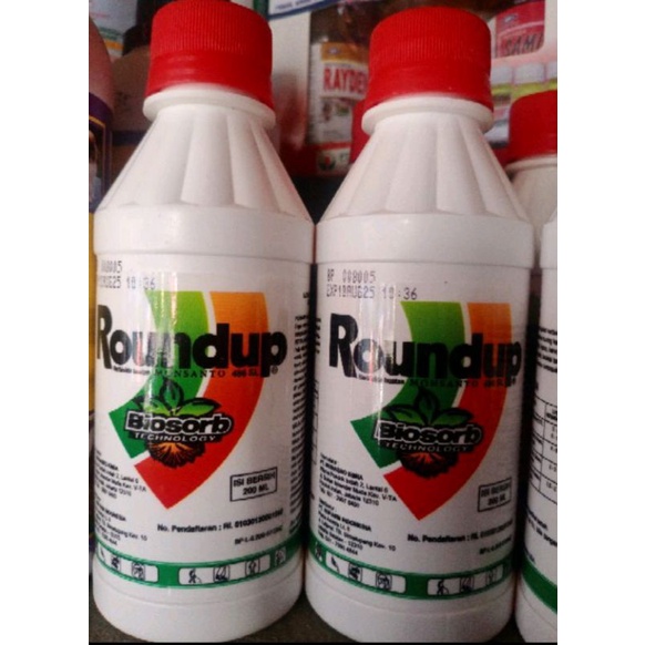 Jual ROUNDUP OBAT PENGENDALI GULMA HERBISIDA PEMBASMI RUMPUT 1 Liter ...