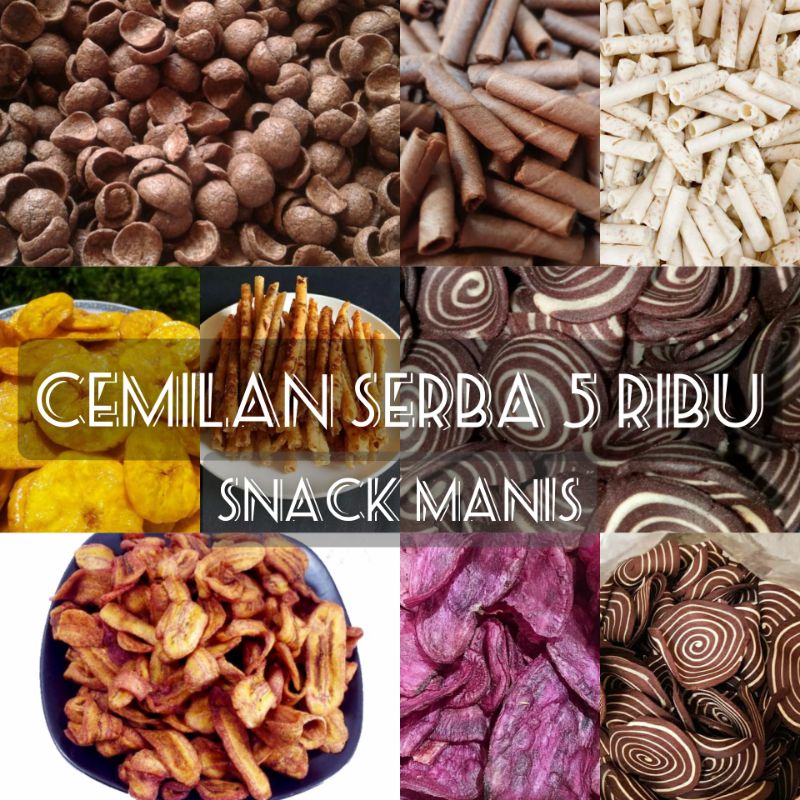 Jual CEMILAN SERBA 5 RIBU | CEMILAN MANIS SNACK SERBA 5000 | SNACK ... Jual CEMILAN SERBA 5 RIBU | CEMILAN MANIS SNACK SERBA 5000 | SNACK ...