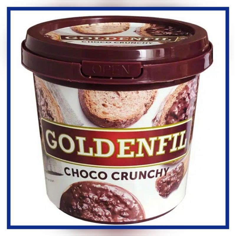 Jual Goldenfil choco crunchy selai coklat ember 1KG | Shopee Indonesia