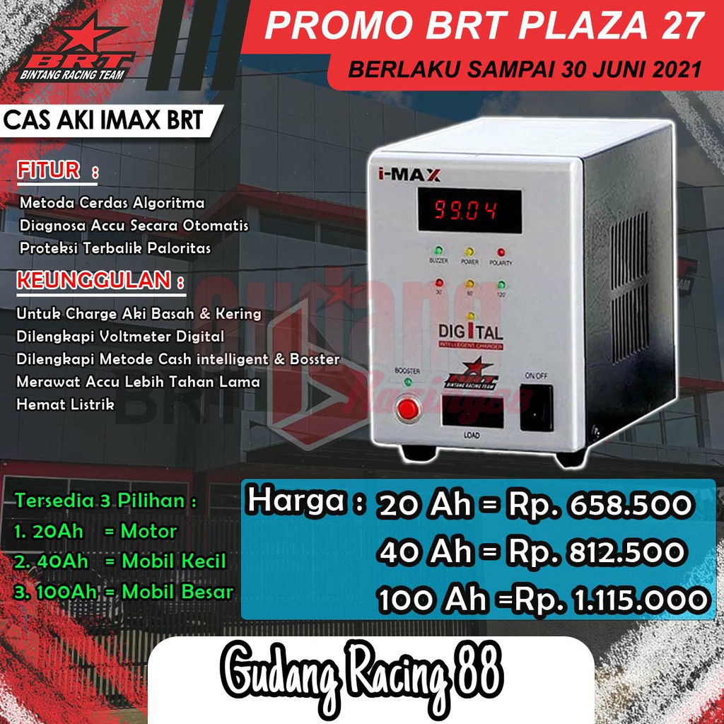 Jual SMART CHARGER DIGITAL 20 AH / 40 AH / 100 AH - CAS AKI PINTAR ...