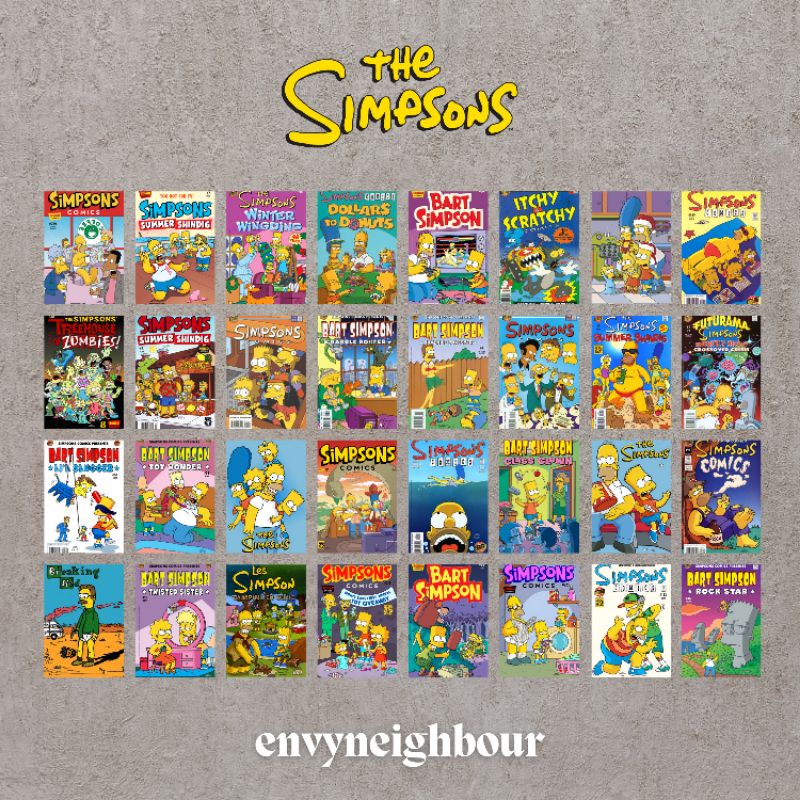 Jual Poster Dinding The Simpsons (Isi 32 pcs) | Shopee Indonesia